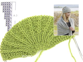 How to knit A.3 in DROPS 156-30
