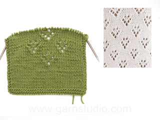 How to knit chart A.2 in DROPS 170-32 and DROPS 170-8