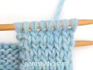 How to purl twisted – Continental knitting style