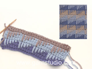 How to crochet the Spike Stitch – long double crochet